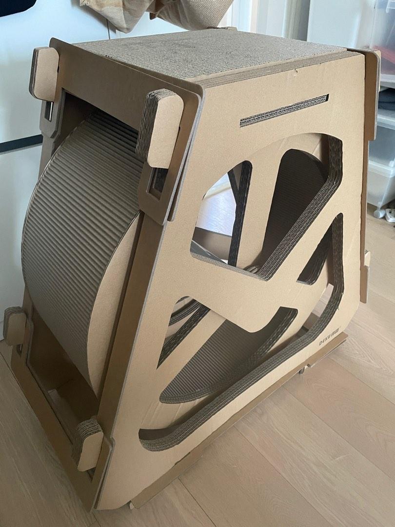 Cardboard Treadmill for cat, 寵物用品, 寵物家品及其他 - Carousell