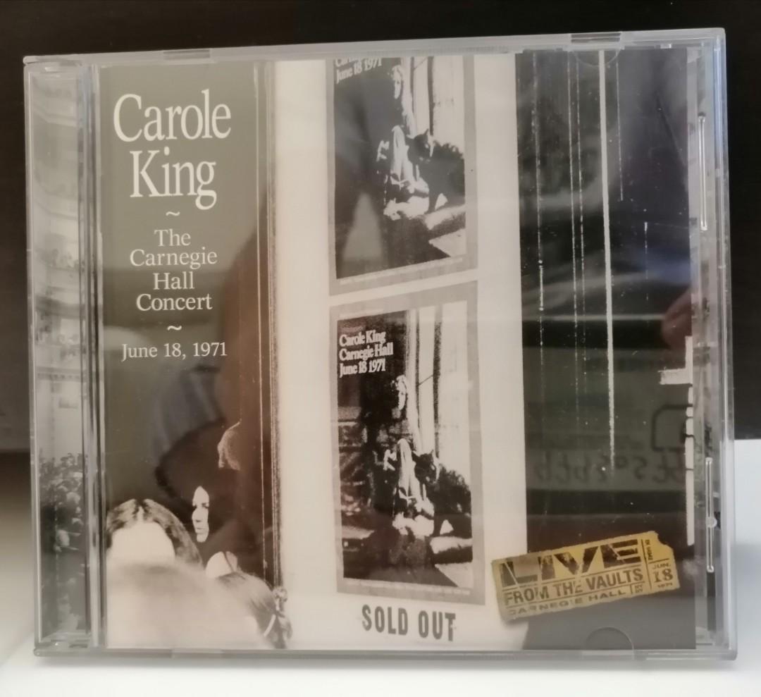 Carole King The Carnegie Hall Concert Live CD聖經 發燒天碟, 興趣及遊戲, 音樂、樂器 & 配件 ...