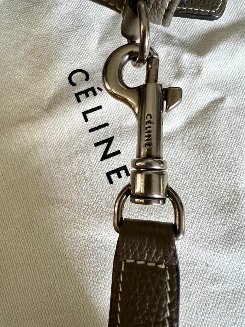 Celine Nano Luggage in drummed calfskin souris, Women's Fashion, Bags & Wallets, Shoulder Bags ...