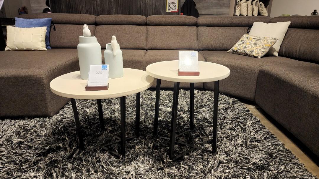 CELLINI Brand Bianca Quart Stone Coffee Table, Furniture & Home Living, Furniture, Tables & Sets ...