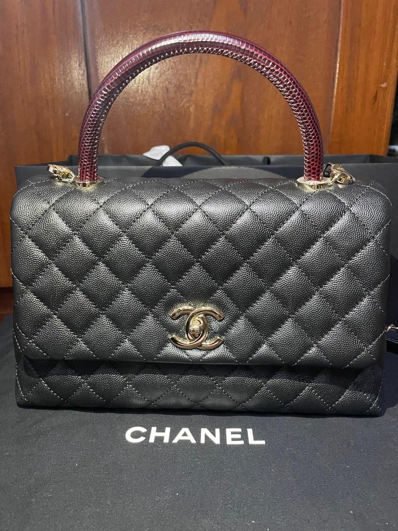 Chanel Coco Handle Medium Caviar, Luxury, Bags & Wallets on Carousell