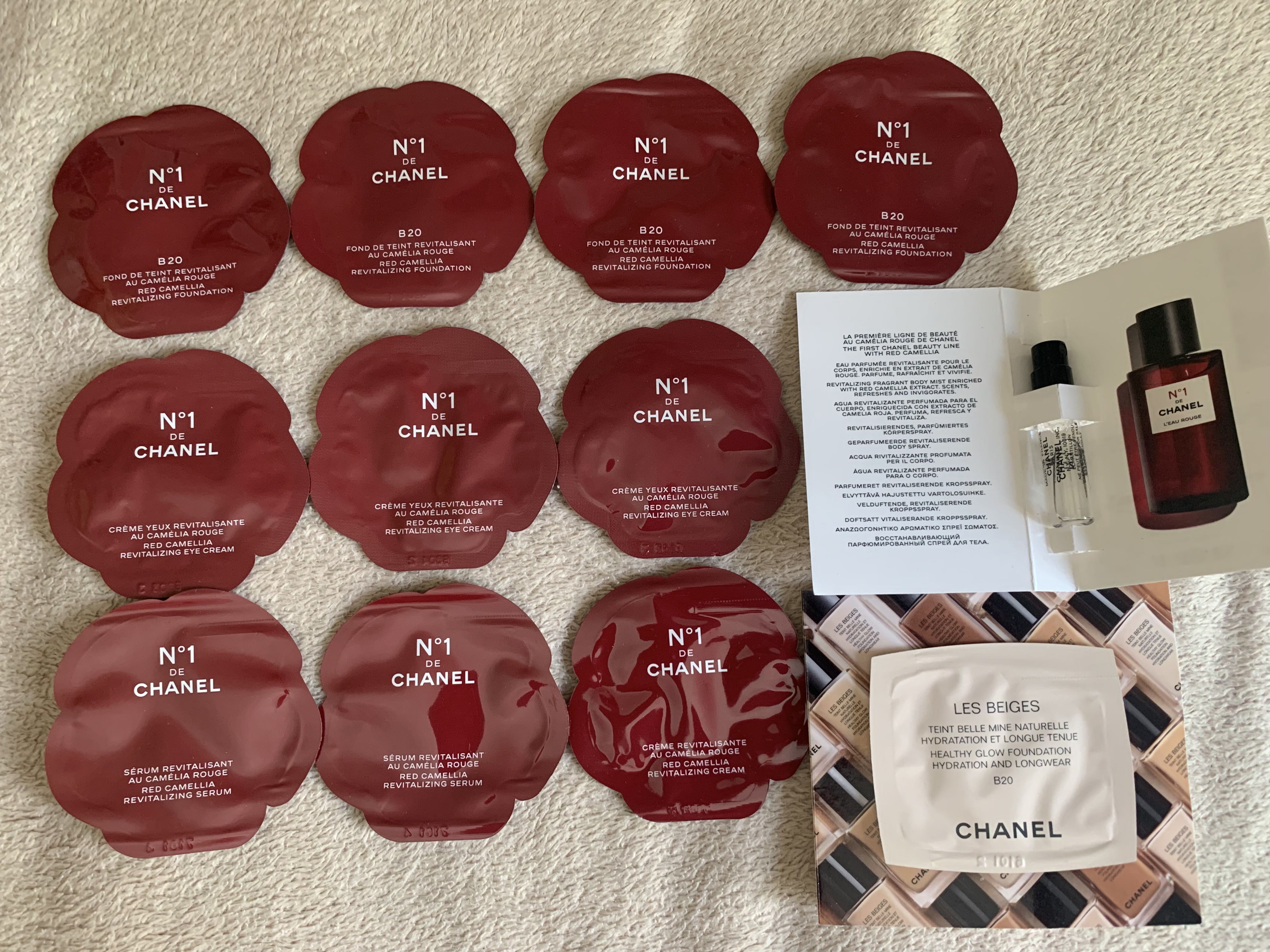 Chanel samples, Beauty & Personal Care, Face, Face Care on Carousell
