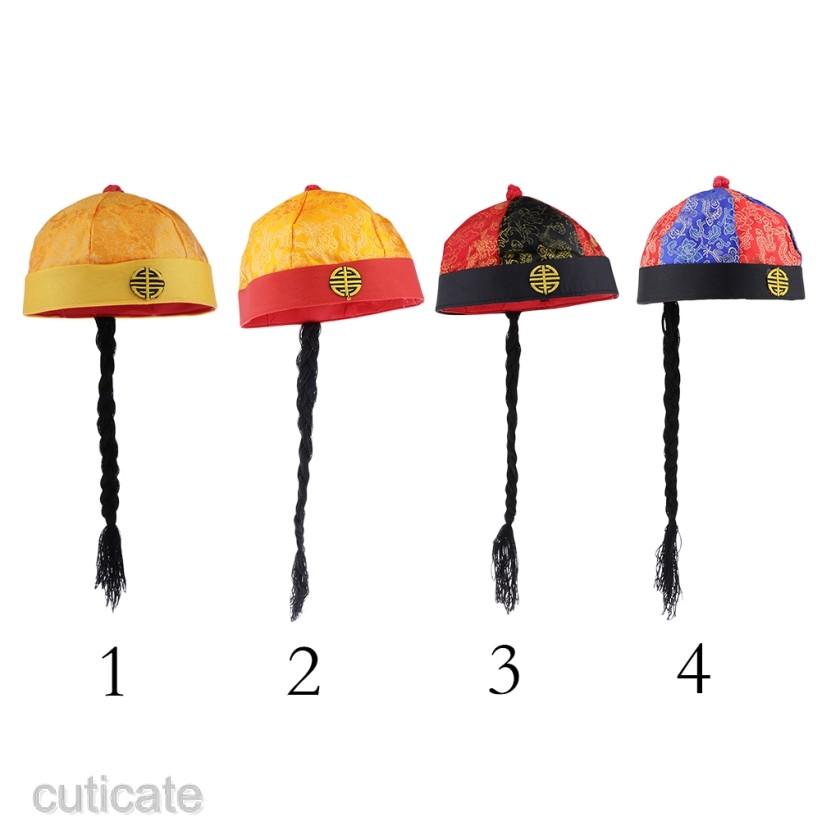 Chinese mandarin boy hat traditional costume dress up olden days prince ...