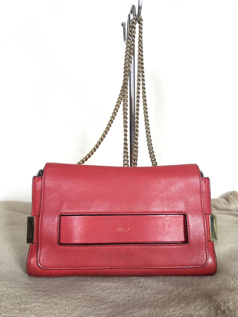 Chloe Goat Skin Elle Bag, Luxury, Bags & Wallets on Carousell