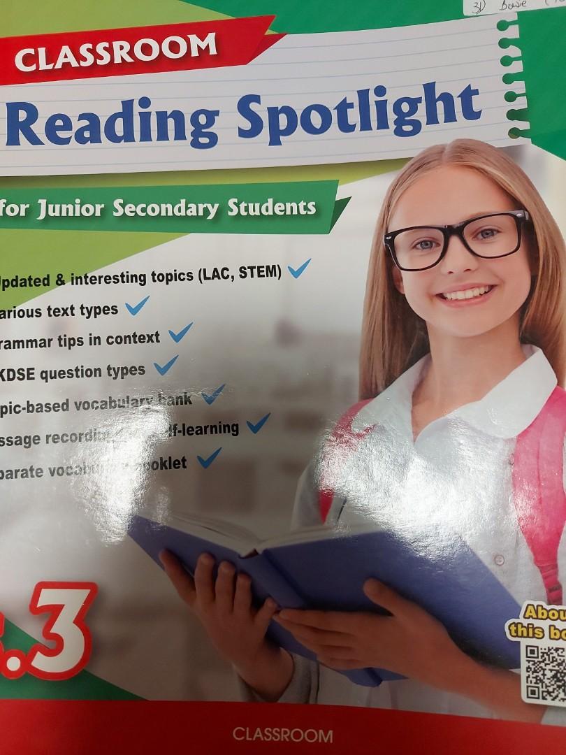 classroom reading spotlight for junior secondary students s3, 興趣及遊戲, 書本 ...