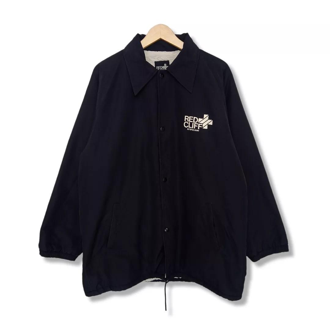 Coach Jaket serpa hitam Red Cliff Original second brand, Fesyen Pria ...