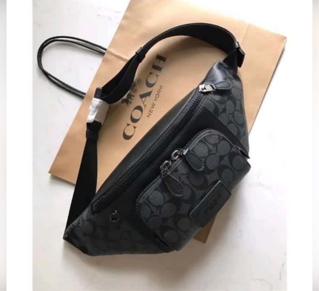 Coach men waist bag, Men's Fashion, Bags, Belt bags, Clutches and ...