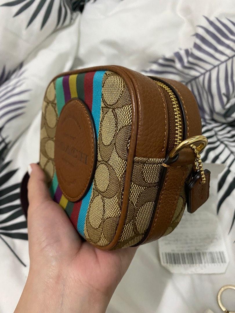 Coach Mini Dempsey Sling Bag, Luxury, Bags & Wallets on Carousell