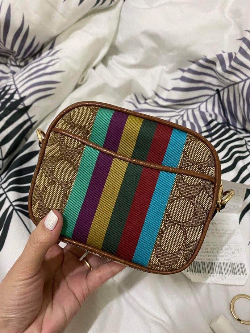 Coach Mini Dempsey Sling Bag, Luxury, Bags & Wallets on Carousell