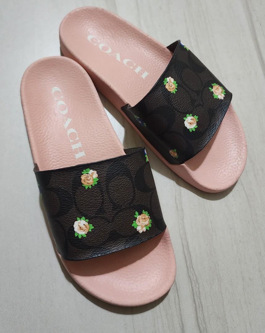 Coach Signature Udele Sport Slide for Women (Size 6), Women's Fashion ...