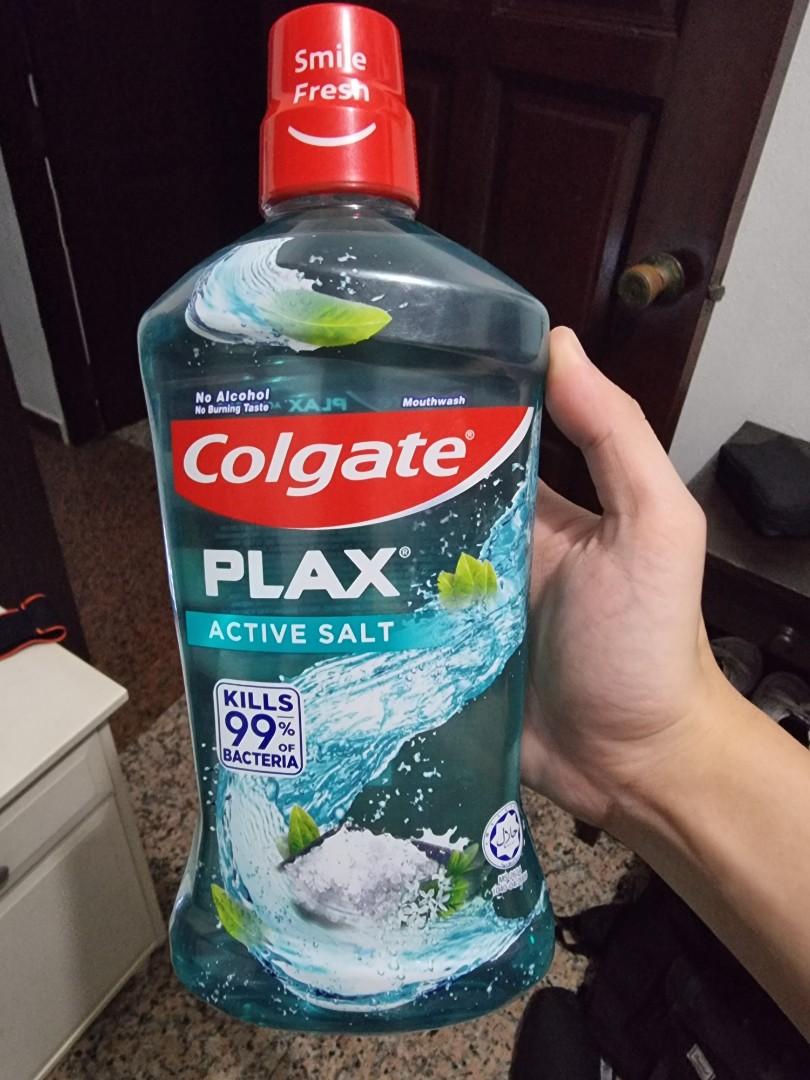 Colgate Plax Active Salt Mouth wash 1 litre, Beauty & Personal Care ...
