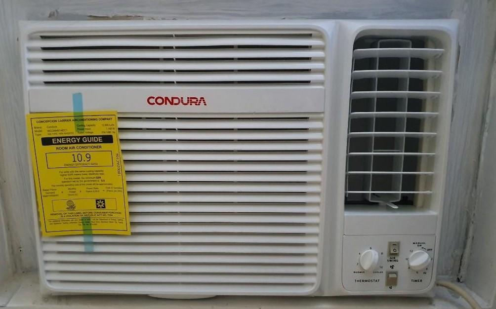 CONDURA WINDOW TYPE MANUAL WITH TIME, TV & Home Appliances, Air ...