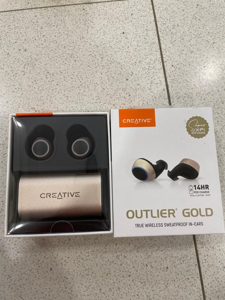 Creative Outlier Gold Earpiece, Audio, Earphones on Carousell