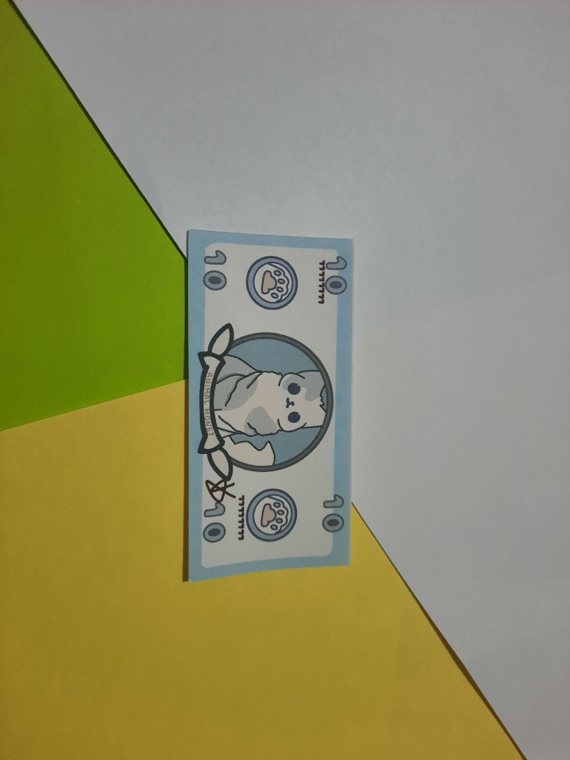 Cute fox dollar sticker, Hobbies & Toys, Stationery & Craft, Art ...