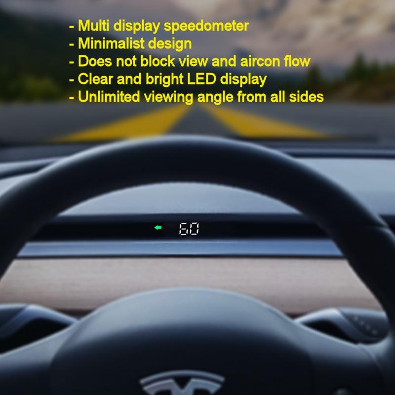 DFx Spartan Multi Display Speedometer for Tesla Model 3 Model Y, Car ...