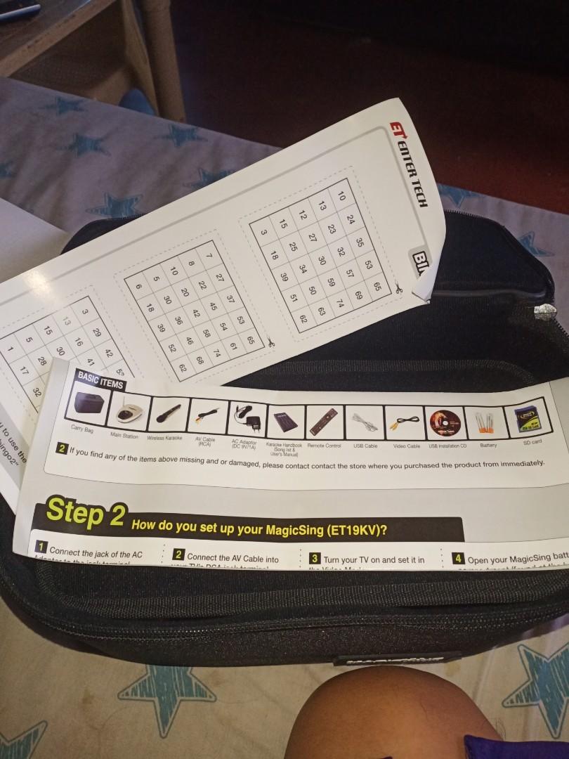 DIAMOND MAGIC SING ET19KV, TV & Home Appliances, TV & Entertainment ...