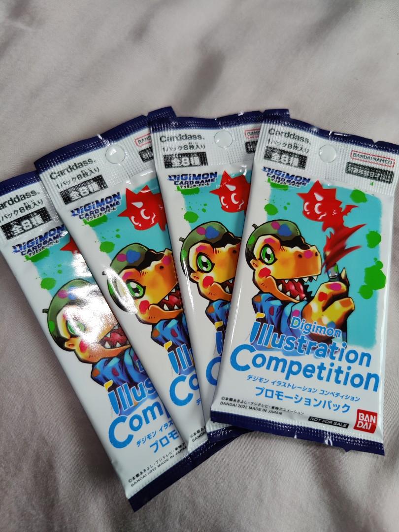 Digimon TCG Illustration Competition Sealed pack, Hobbies & Toys, Toys ...