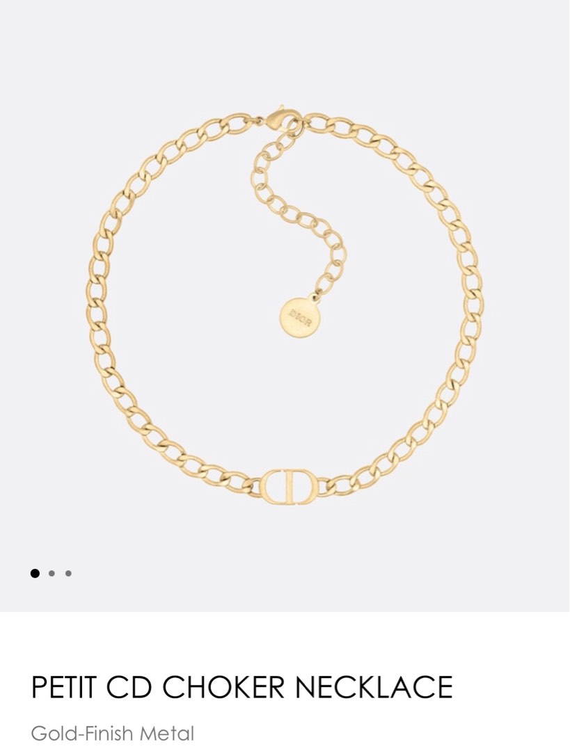 Dior petit cd choker, Women's Fashion, Jewelry & Organisers, Necklaces ...