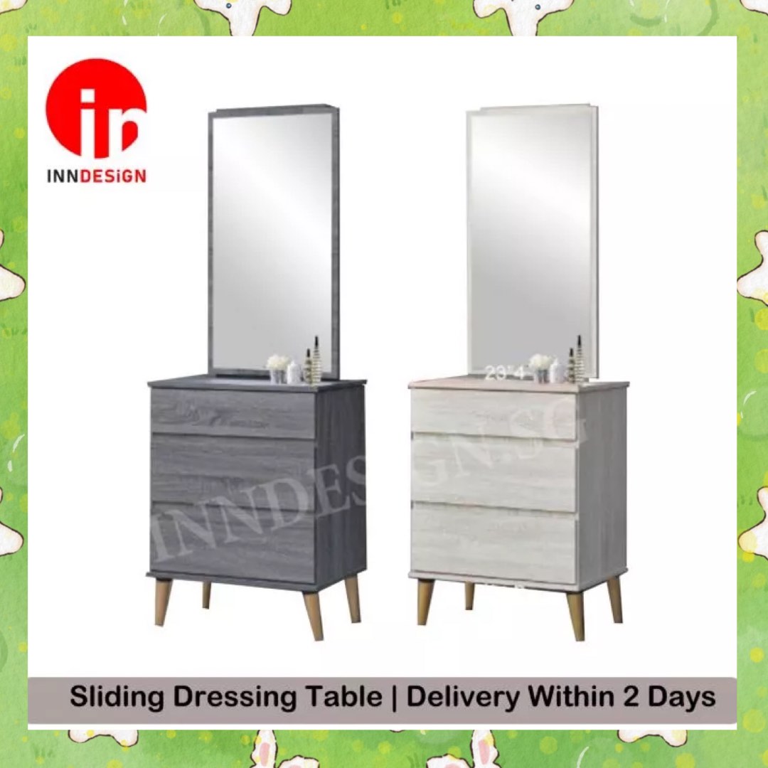 Dressing table dresser 2 slide doors, Furniture & Home Living ...