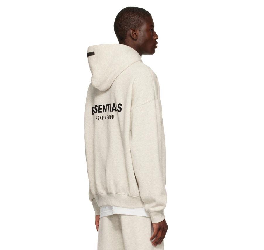Essentials FOG Light Oat Meal, Men's Fashion, Tops & Sets, Hoodies on ...