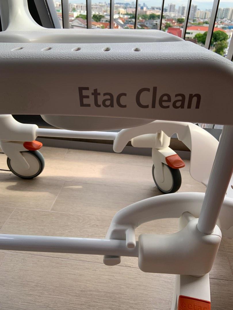 Etac Clean Shower Commode Chair, Health & Nutrition, Assistive ...
