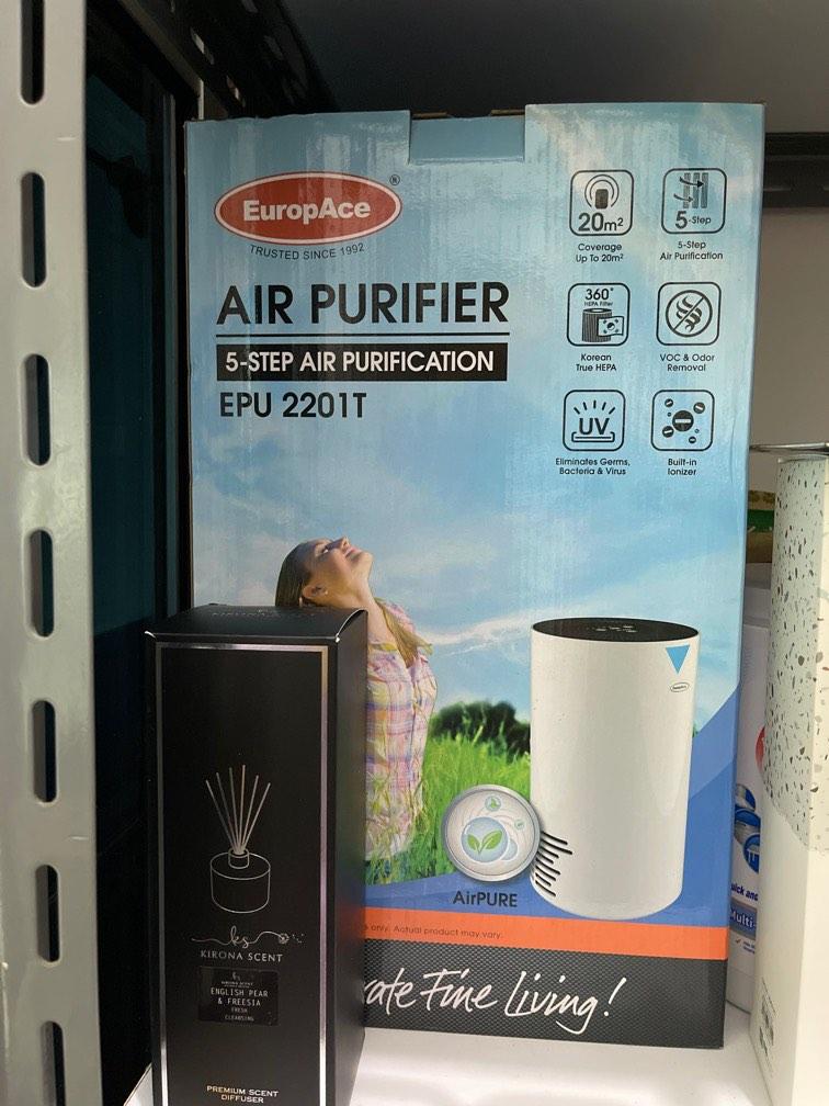 EuropAce 5-step air purifier EPU2201T, TV & Home Appliances, Air ...