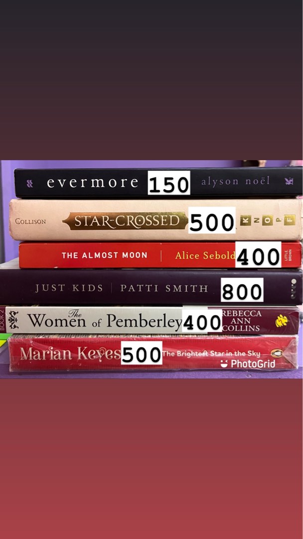 Evermore, Star-crossed, The Almost Moon, Just Kids, The Women of ...