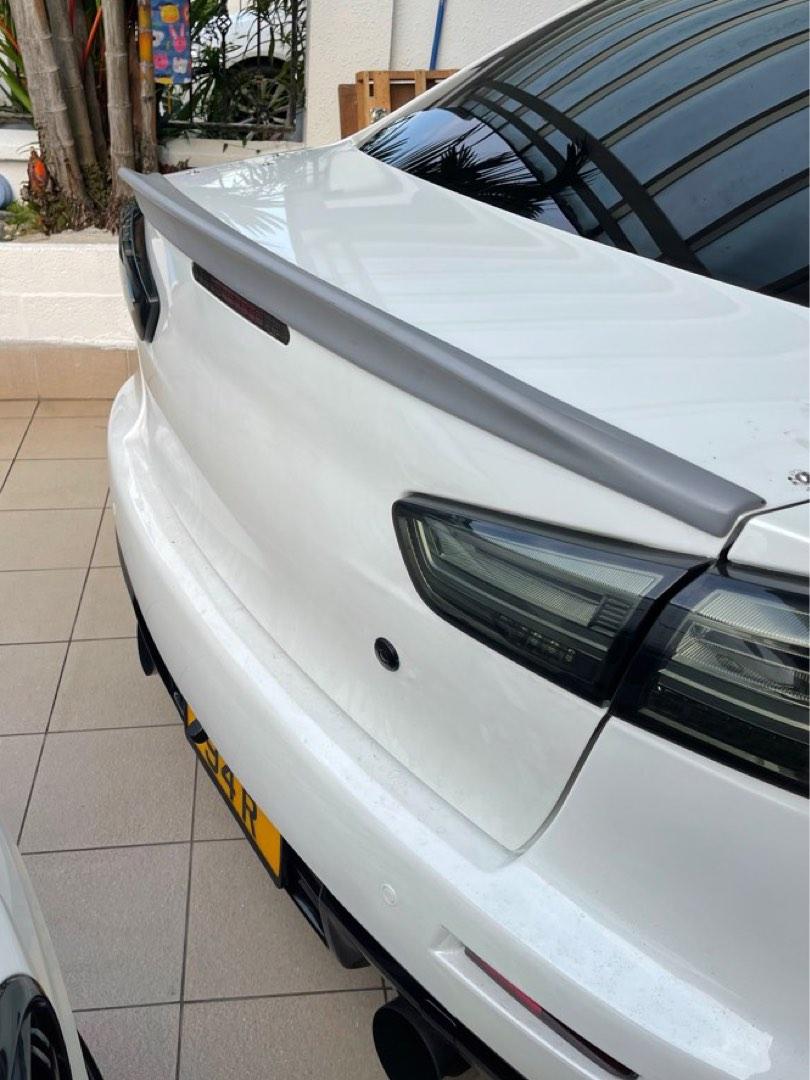 evo x / lancer ex ducktail boot lip, Car Accessories, Accessories on ...