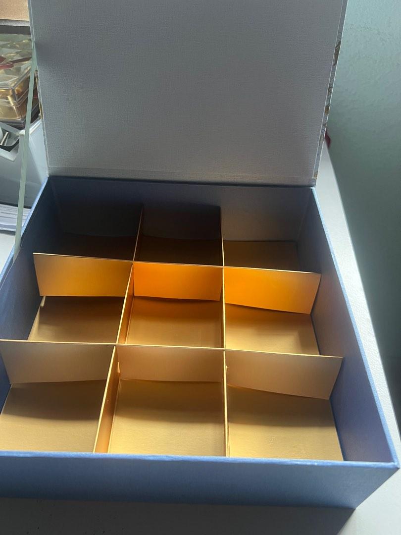 Fairmont Mooncake box (blue), Furniture & Home Living, Kitchenware ...