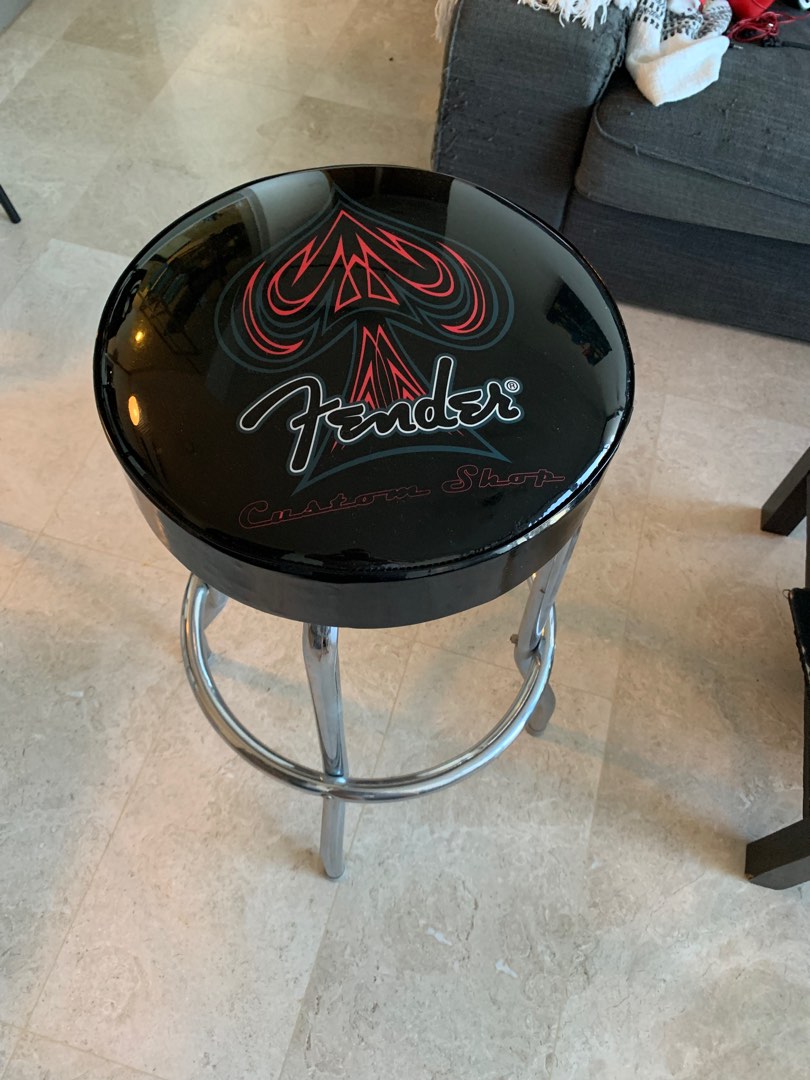 Fender bar stool, Furniture & Home Living, Furniture, Other Home ...