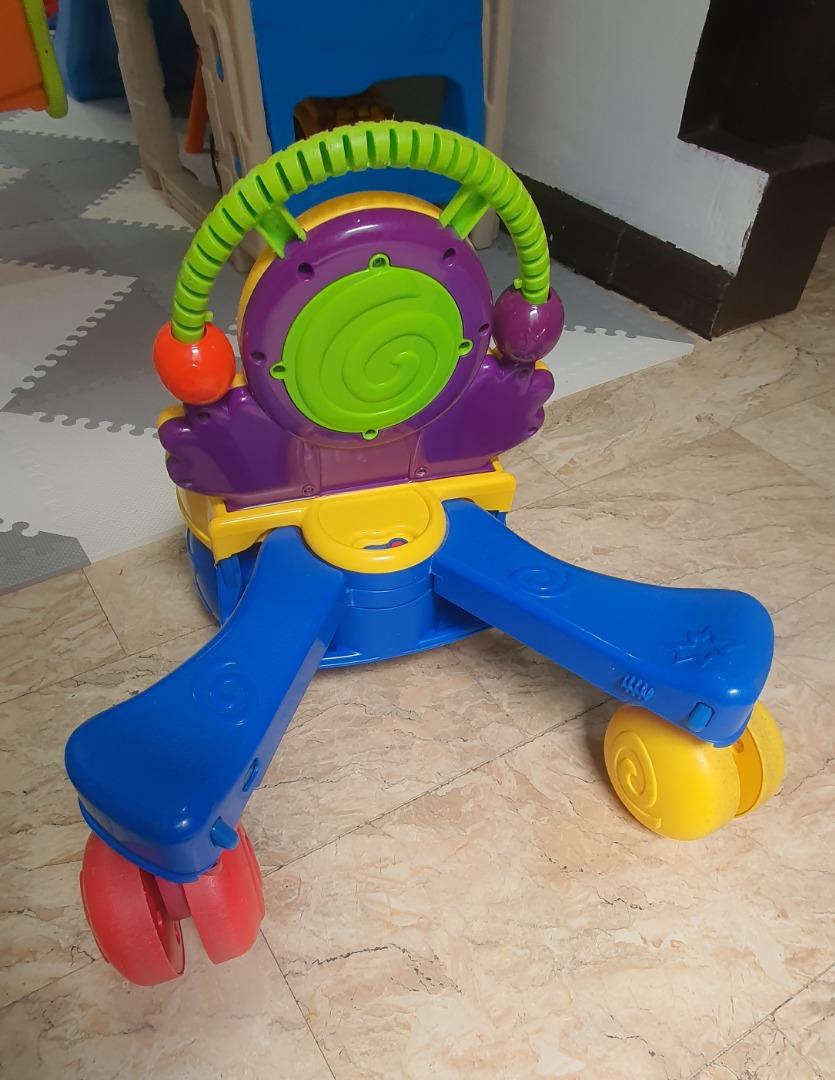 Fisher-Price 2 in 1 Stride to Ride walker and ride on car, Babies ...