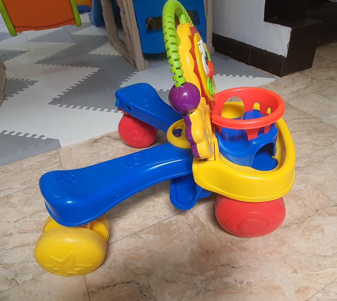 Fisher-Price 2 in 1 Stride to Ride walker and ride on car, Babies ...