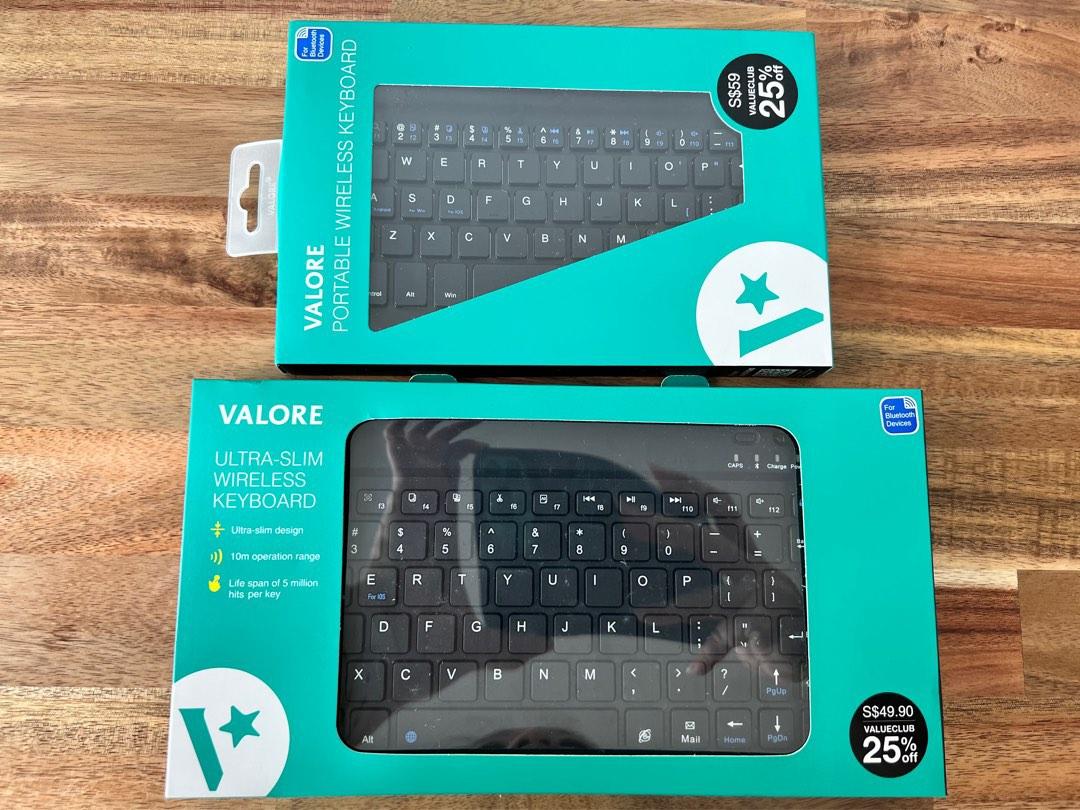 [Free Normal Mail] Valore Ultra Slim Wireless Keyboard, Computers ...