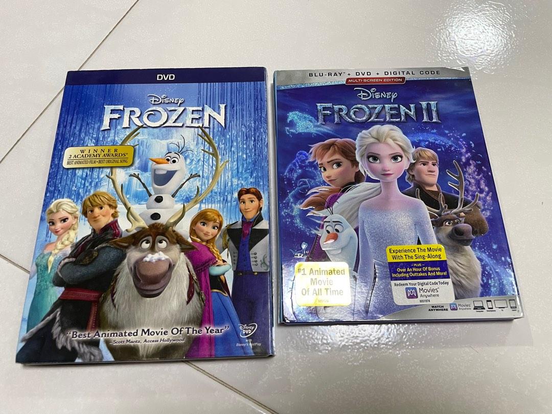 Frozen 1-2 Blu-ray and dvd, Hobbies & Toys, Music & Media, CDs & DVDs ...