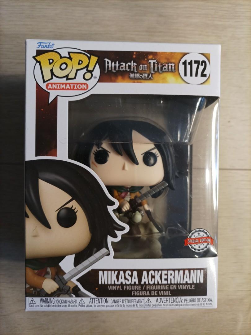 Funko Pop - Animation Attack on Titan Mikasa #1172, Hobbies & Toys ...