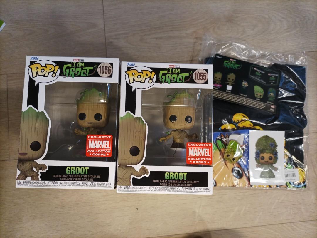 Funko Pop - Marvel I am Groot Collector Corps size M/L, Hobbies & Toys ...