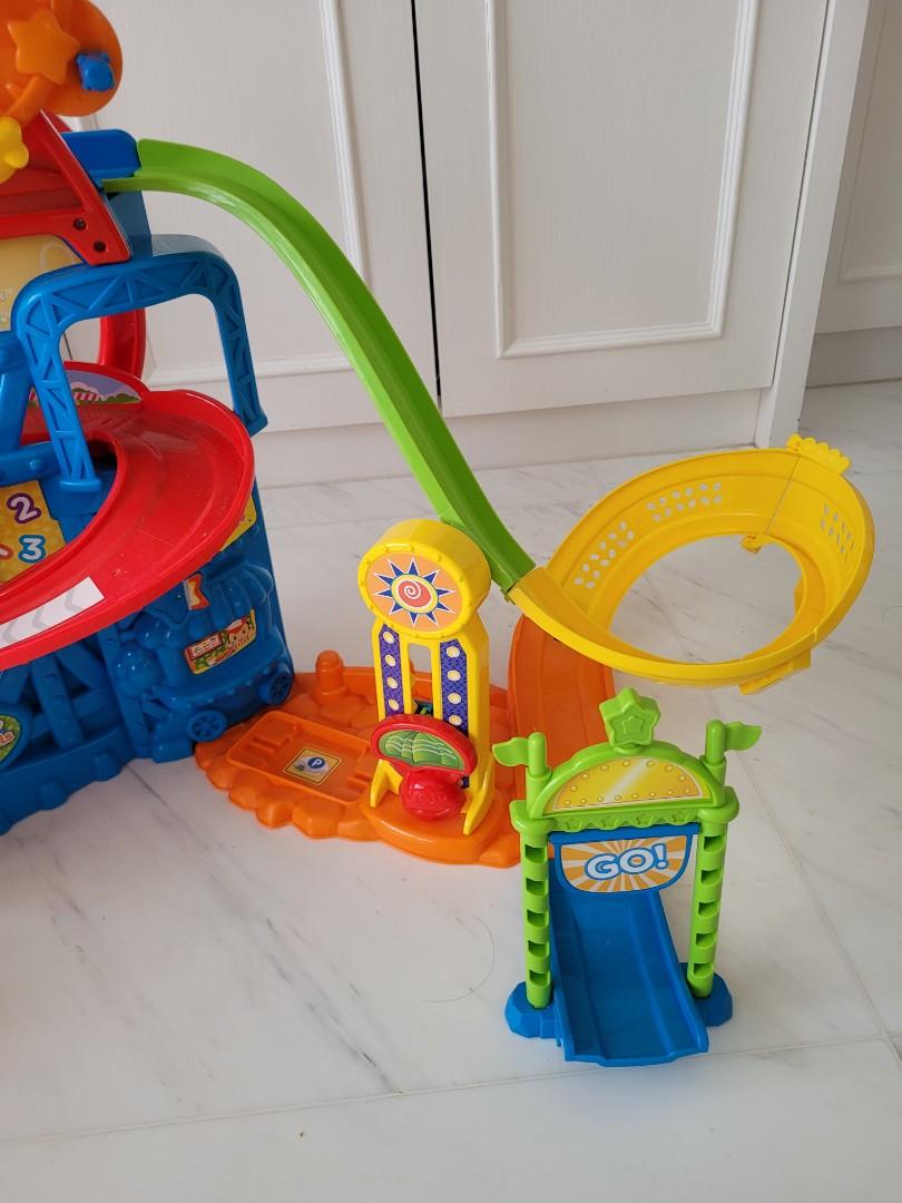 VTech Go! Go! Smart Wheels Race and Play Adventure Park car track ...