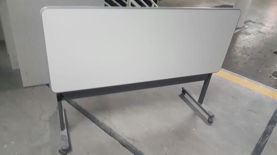 Good folding table 10pcs 150cm x 60cm $50ea at jurong, Furniture & Home ...