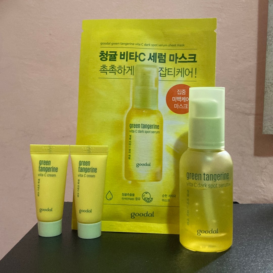 GOODAL Green Tangerine Vita C Dark Spot Serum Plus Set, Beauty ...