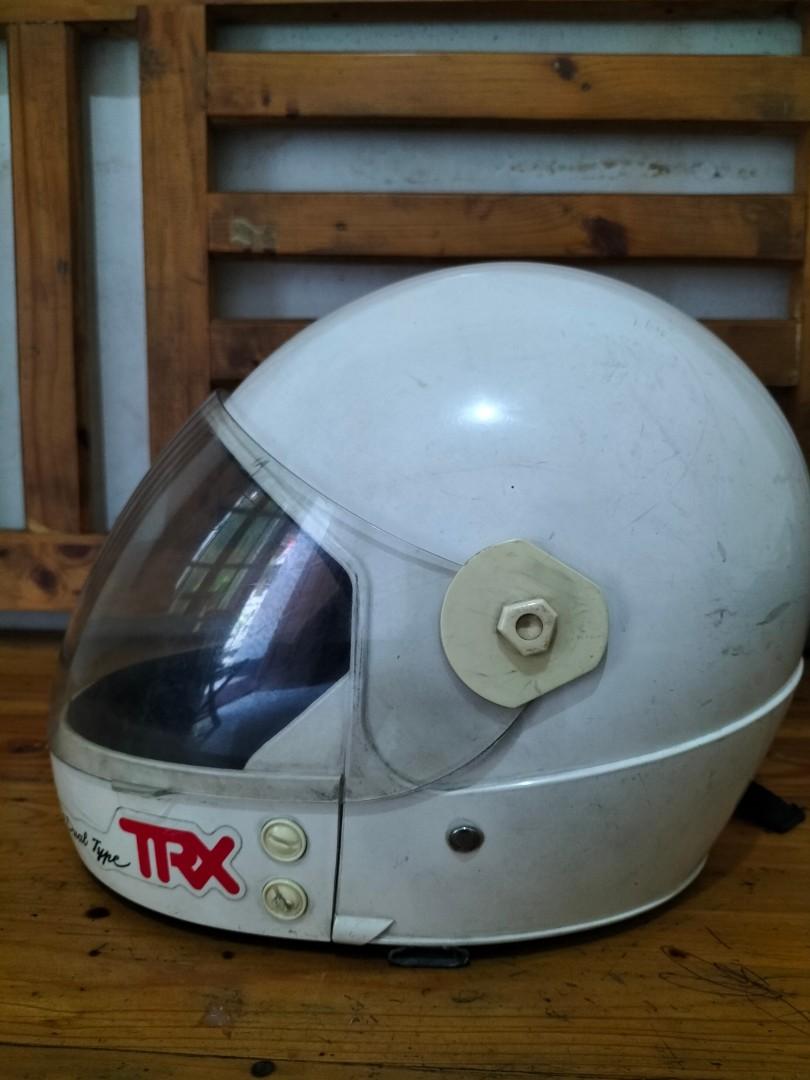 Helm TRX jadul vintage, Motor di Carousell