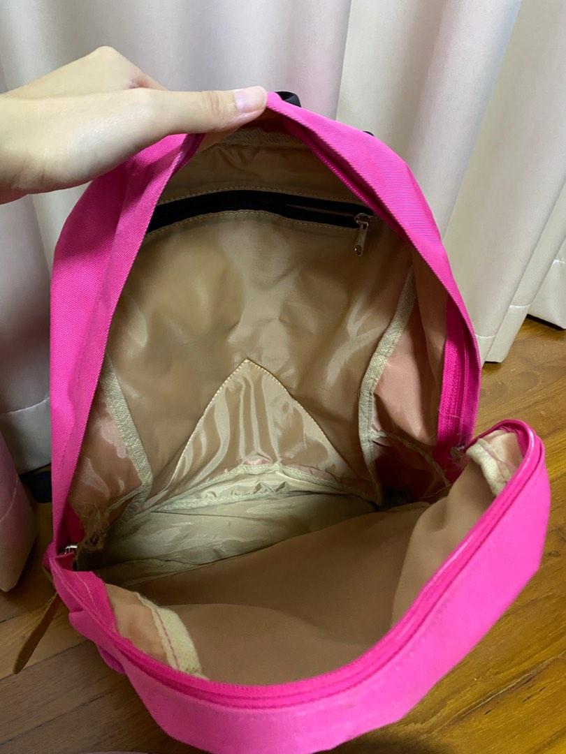 Hot pink backpack, Women's Fashion, Bags & Wallets, Backpacks on Carousell