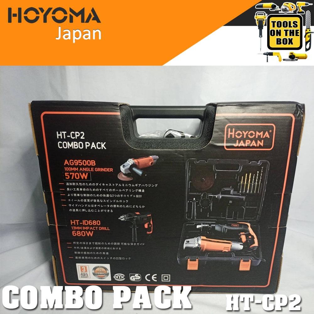 Hoyoma COMBO PACK Angle Grinder and Impact Drill Heavy Duty, Commercial ...