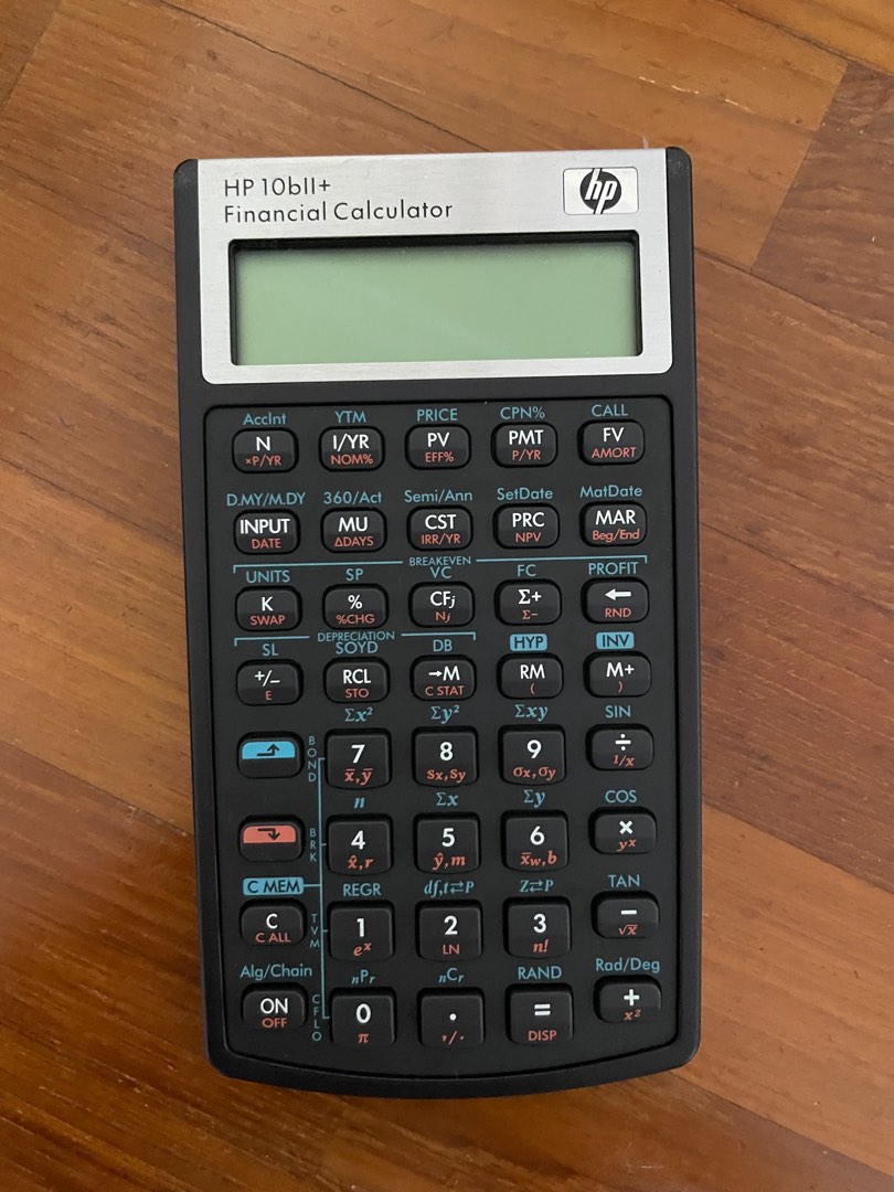 HP 10 bII+ financial calculator, Hobbies & Toys, Stationery & Craft ...