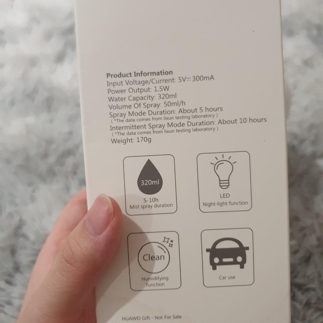 Huawei Mini Humidifier #HUAT88, Furniture & Home Living, Home Fragrance ...