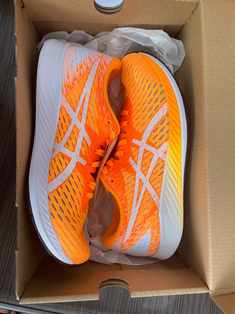 Hyper Speed Orange Asics Shoes Womens Fashion Footwear Sneakers On