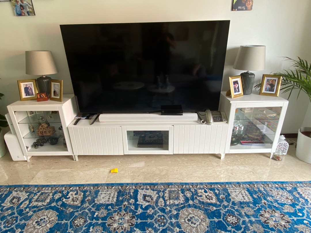 IKEA besta tv console, Furniture & Home Living, Furniture, TV Consoles ...