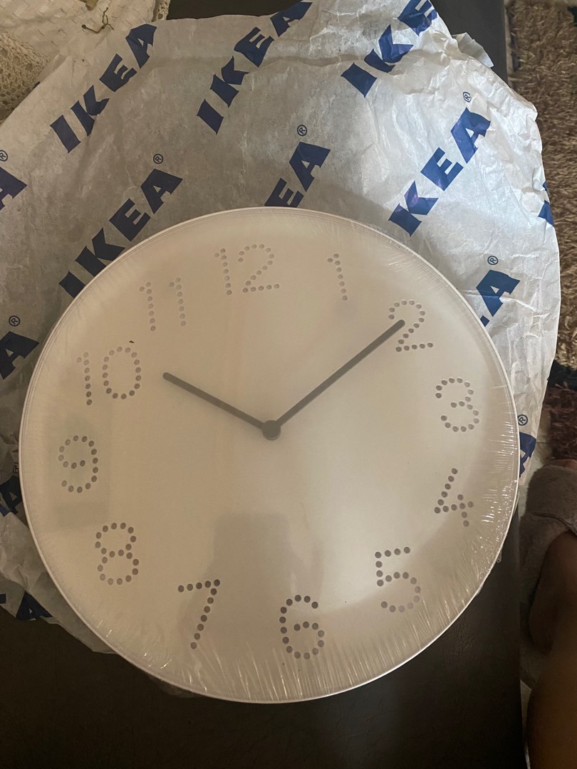 Ikea Clock, Furniture & Home Living, Home Decor, Clocks on Carousell