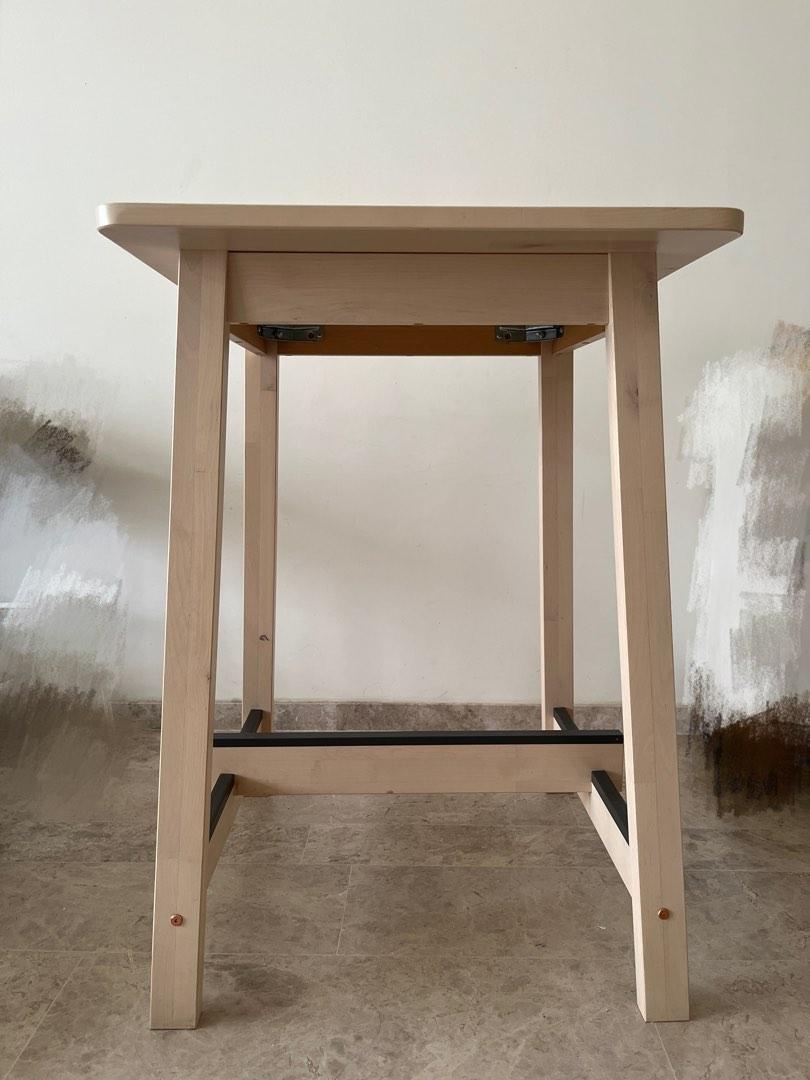 IKEA Dinning Bar Table Norraker Series, Furniture & Home Living ...