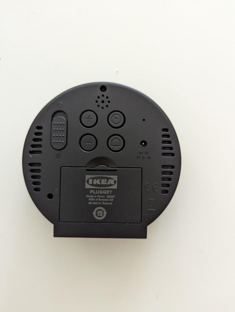 IKEA PLUGGET CLOCK 鬧鐘, 家庭電器, 其他家庭電器 - Carousell