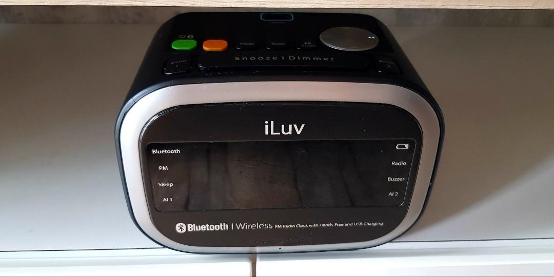 iLuv bluetooth wireless digital clock and radio, Furniture & Home ...